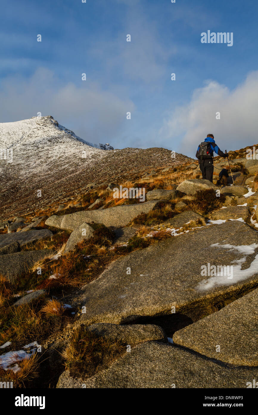 Goat Fell in winter, Isle of Arran Stock Photo - Alamy