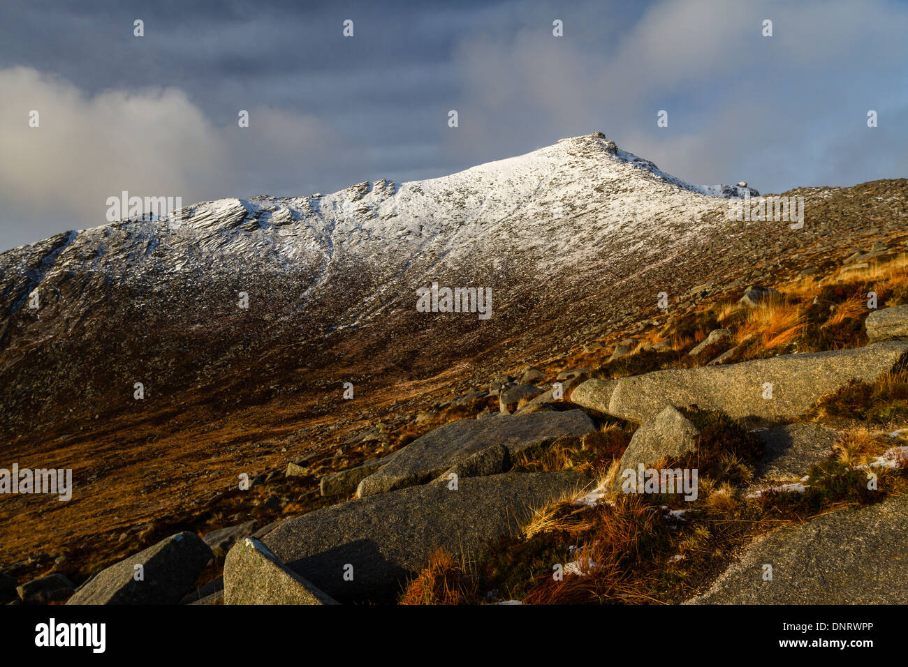 Goat Fell in winter, Isle of Arran Stock Photo - Alamy