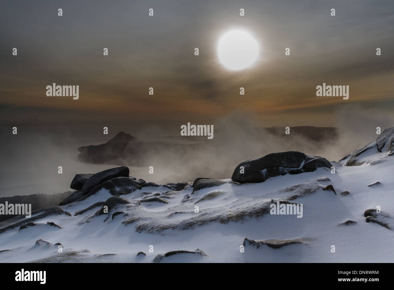 Snow swirling hi-res stock photography and images - Alamy