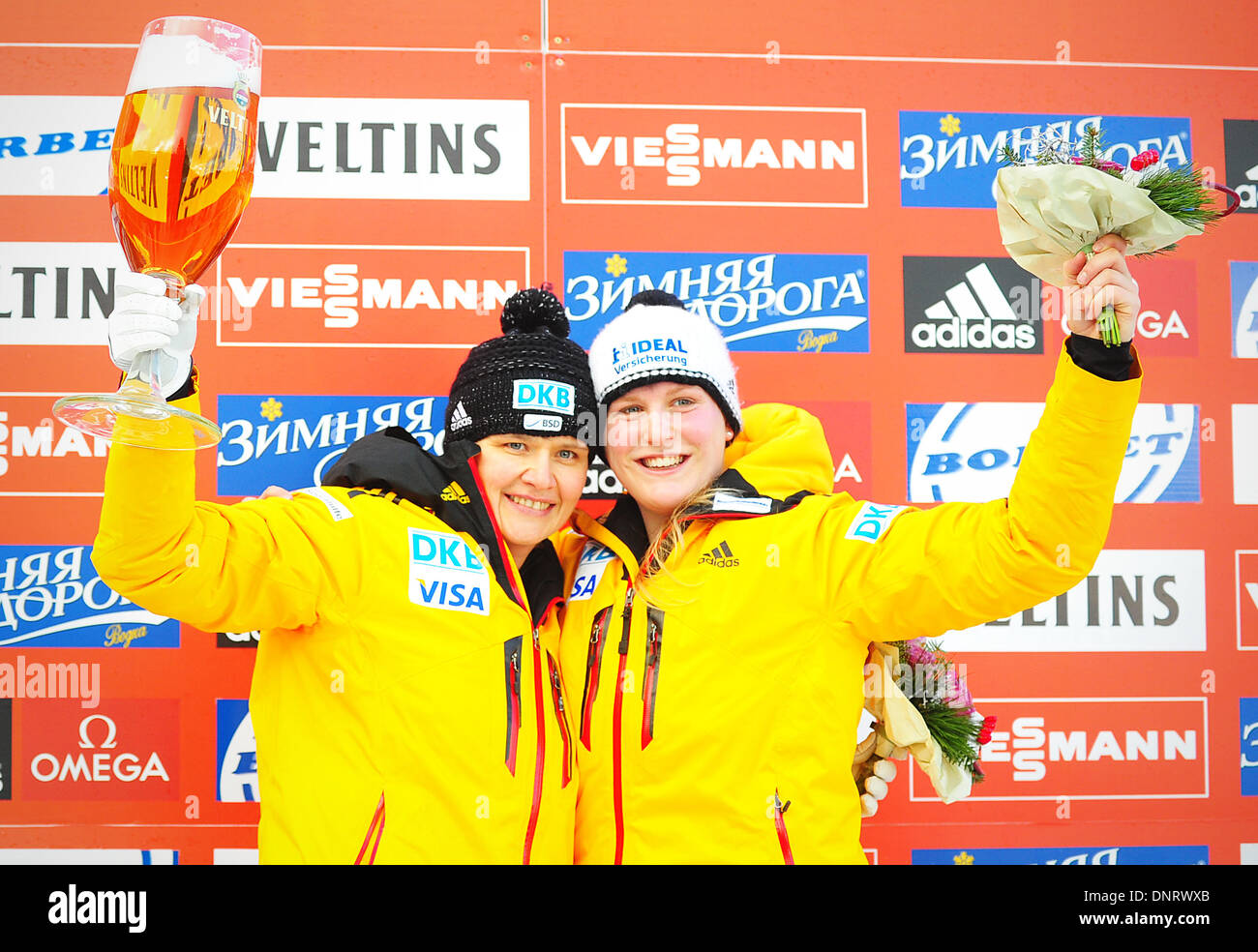 Winterberg, Germany. 05th Jan, 2014. German bobsleigh team Sandra ...