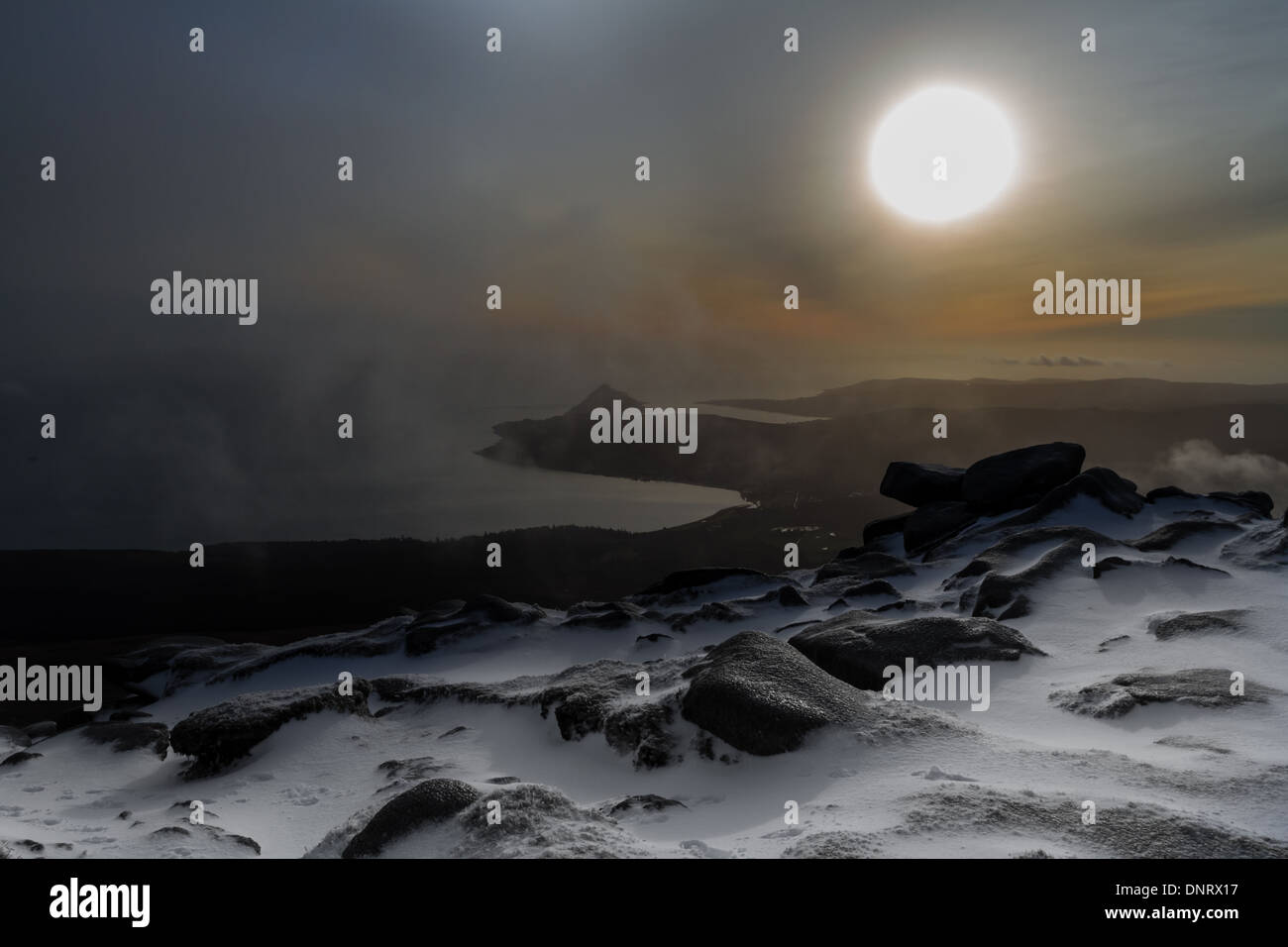Arran hills in snow hi-res stock photography and images - Alamy
