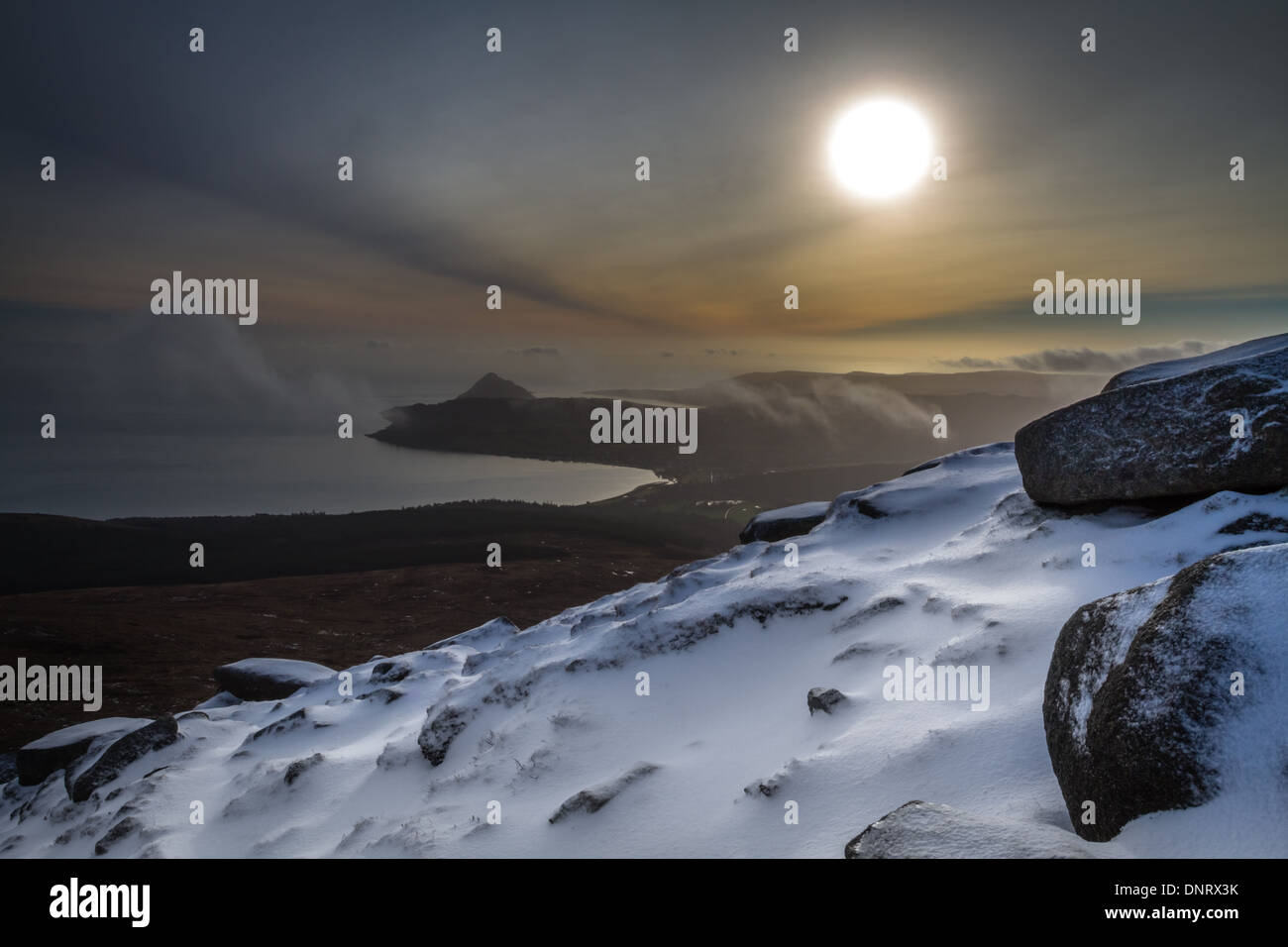 Goat Fell in winter, Isle of Arran Stock Photo - Alamy