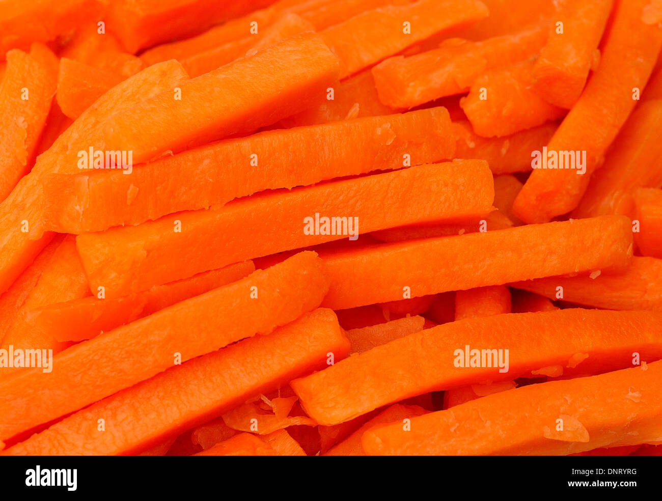Carrots cut into strips Stock Photo - Alamy
