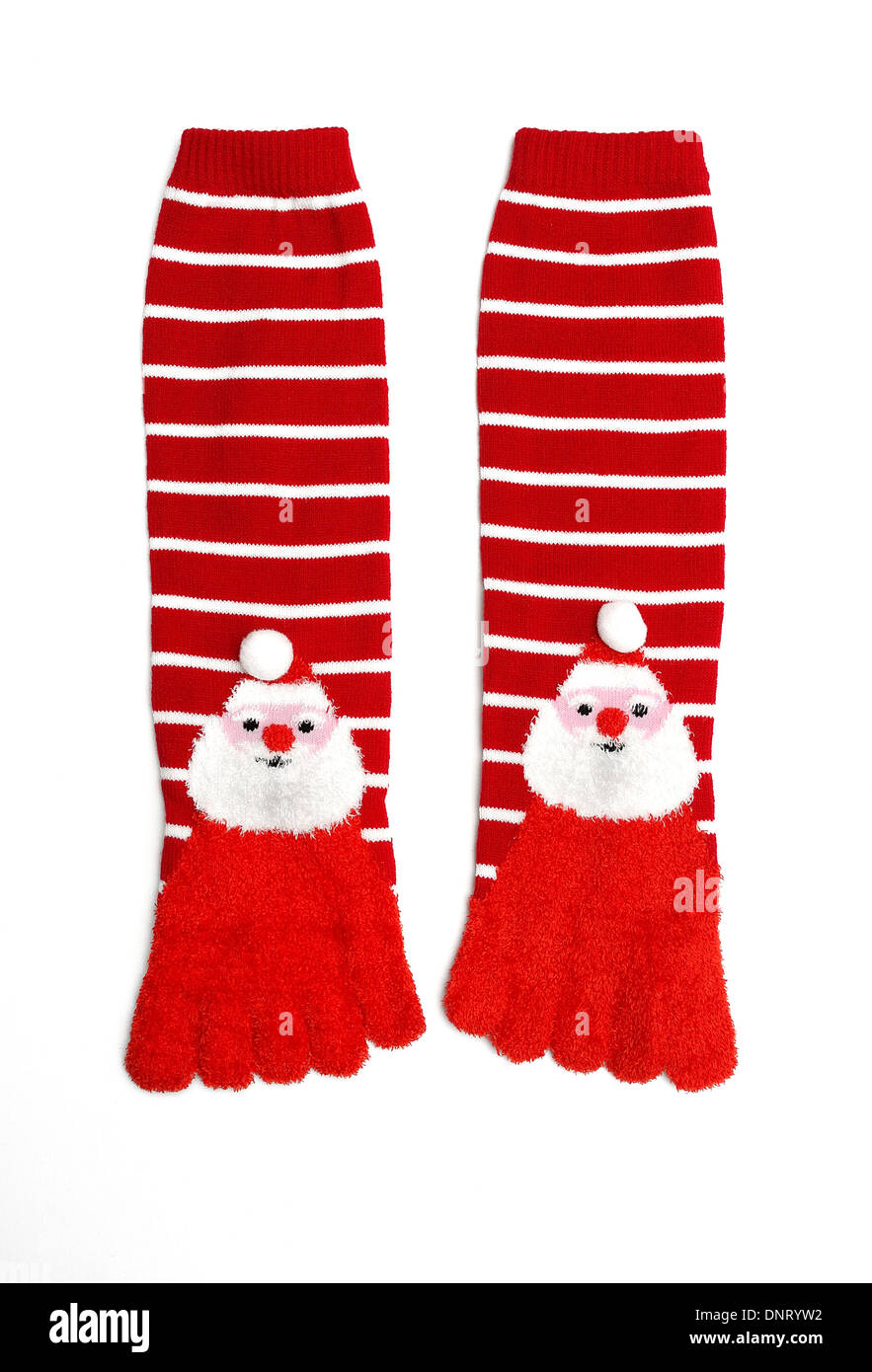 Two santas hi-res stock photography and images - Alamy