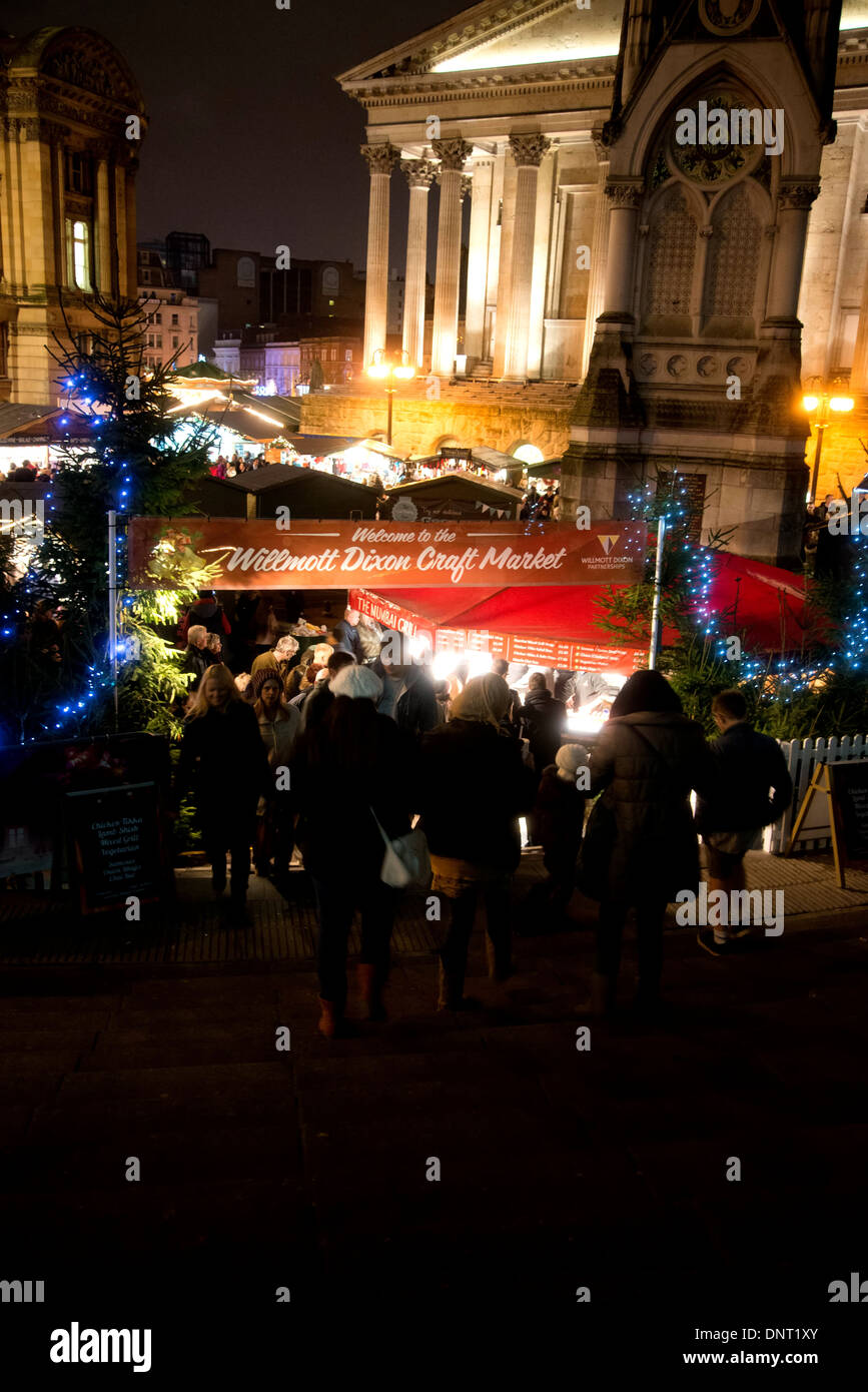 German Christmas Market Birmingham Stock Photo - Alamy