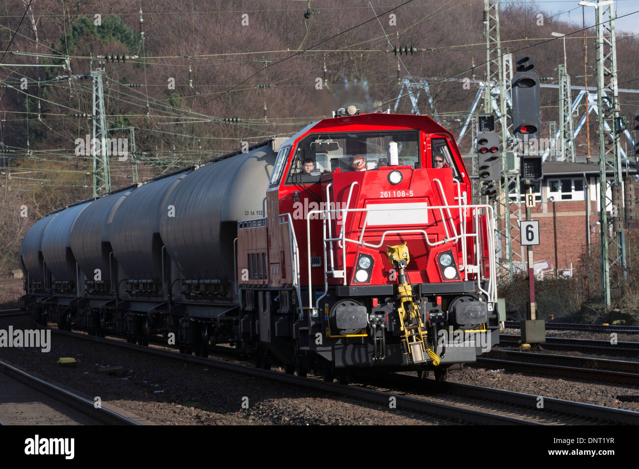 Freight train Germany Stock Photo - Alamy