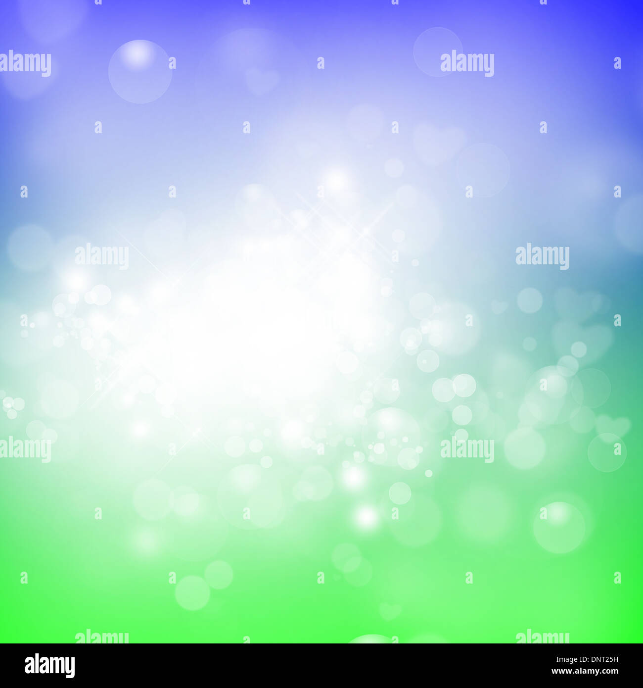 Spring background with colorful lights Stock Photo - Alamy