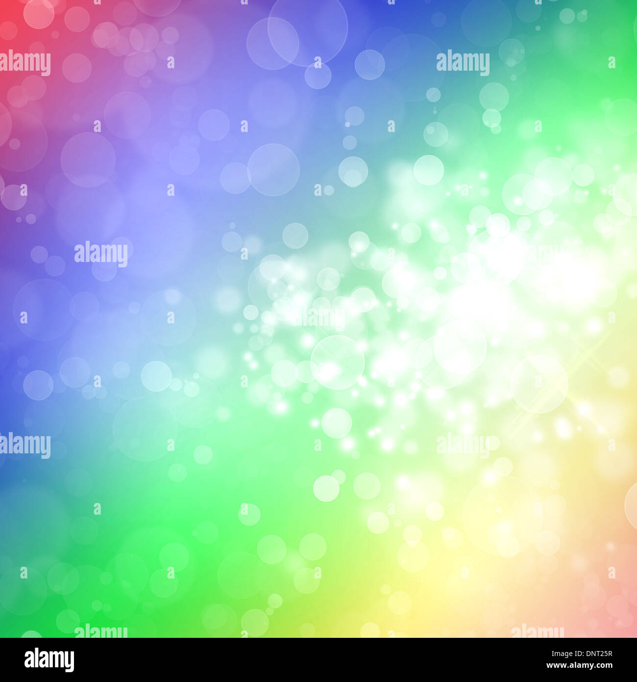 Spring background with colorful lights Stock Photo - Alamy