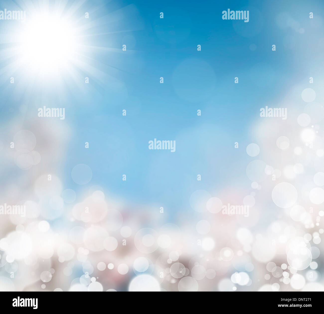 Spring background with colorful lights Stock Photo - Alamy