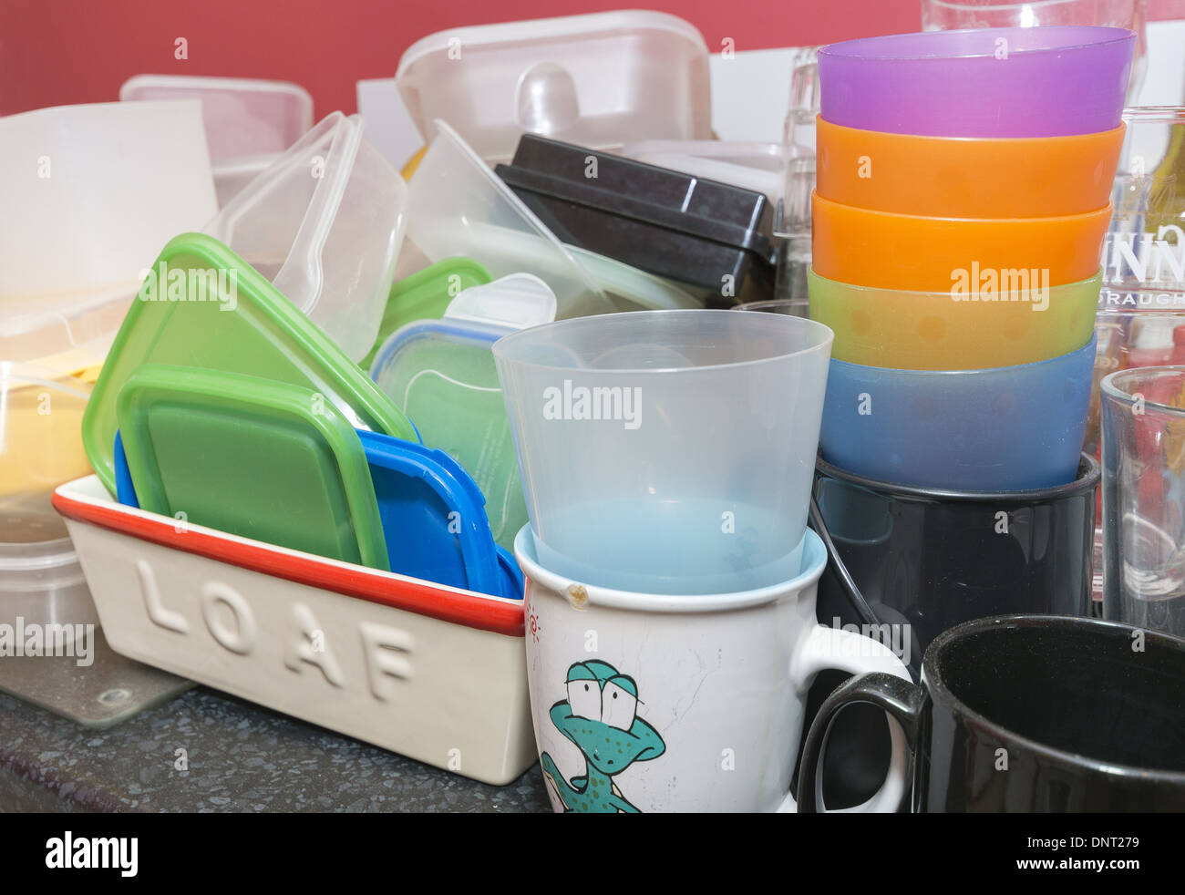 Emptied kitchen cupboard Stock Photo - Alamy