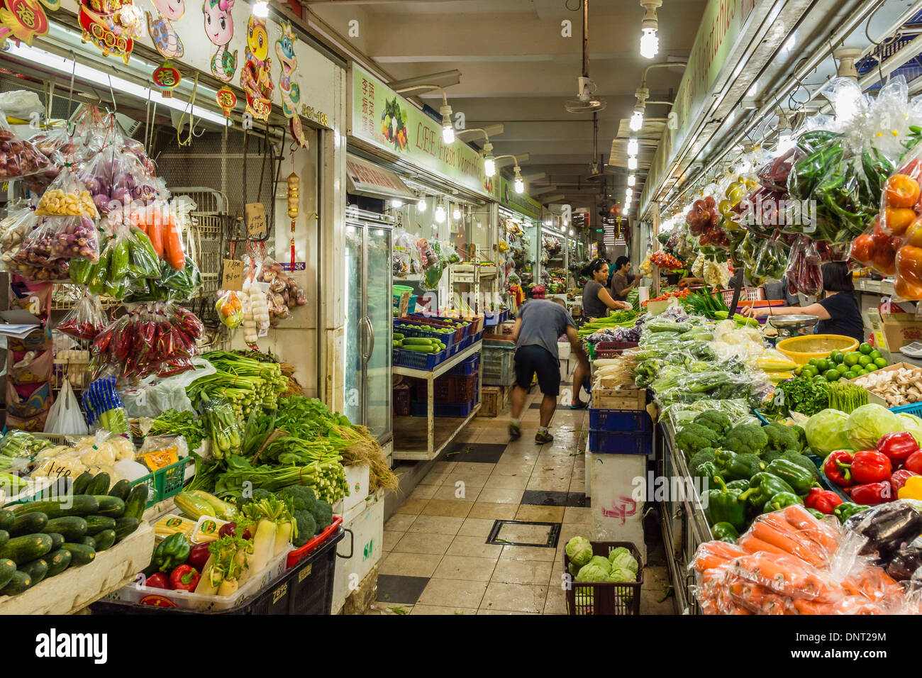 Little India Market, Tekka Centre, Singapore Stock Photo: 65067568 - Alamy