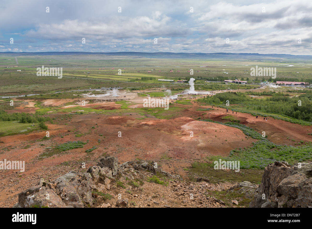 Geyser top view hi-res stock photography and images - Alamy