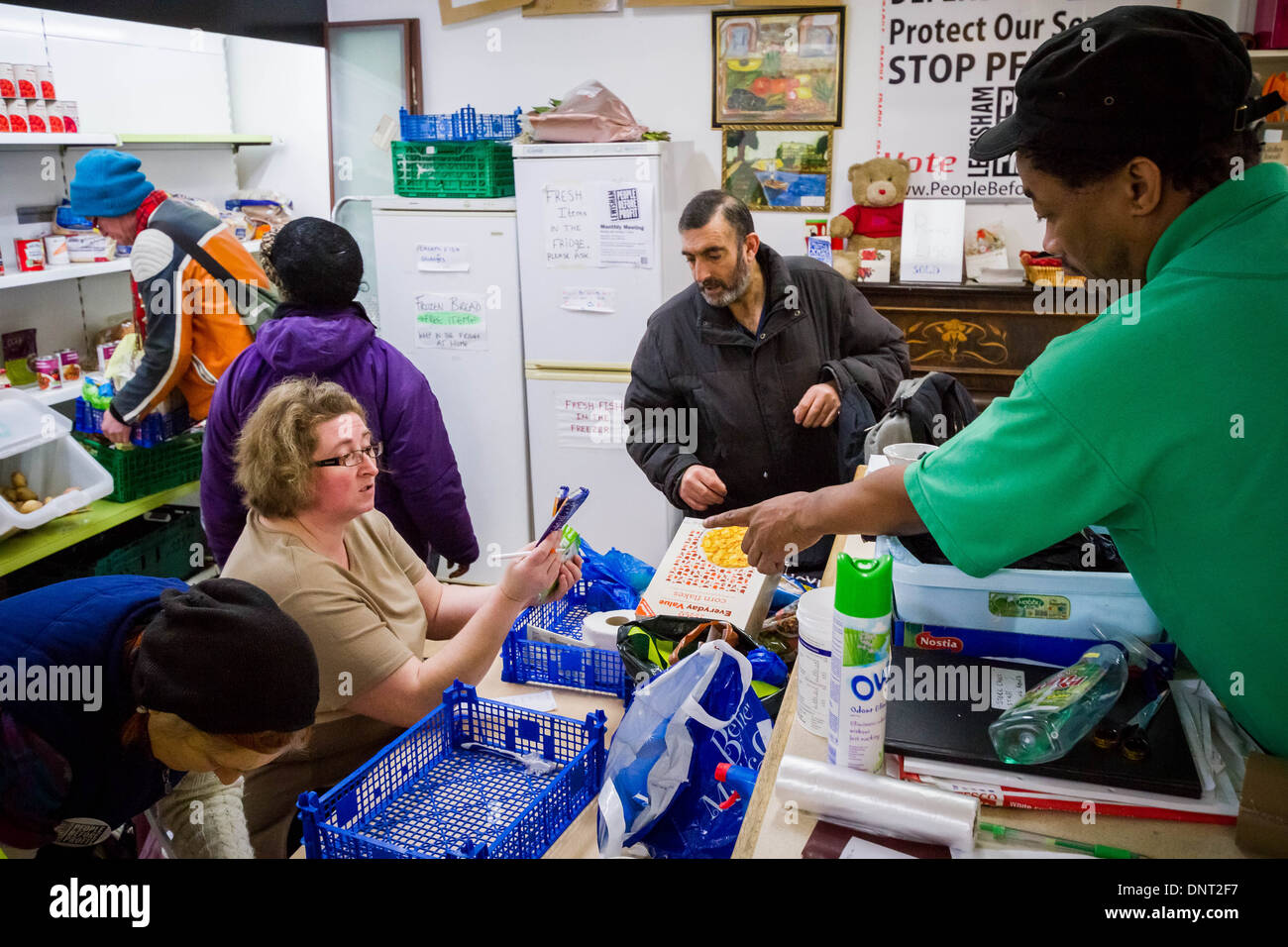 Lewisham food bank in new hi-res stock photography and images - Alamy