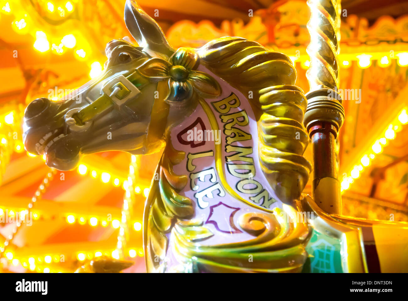 Fairground ride carousel hi-res stock photography and images - Alamy