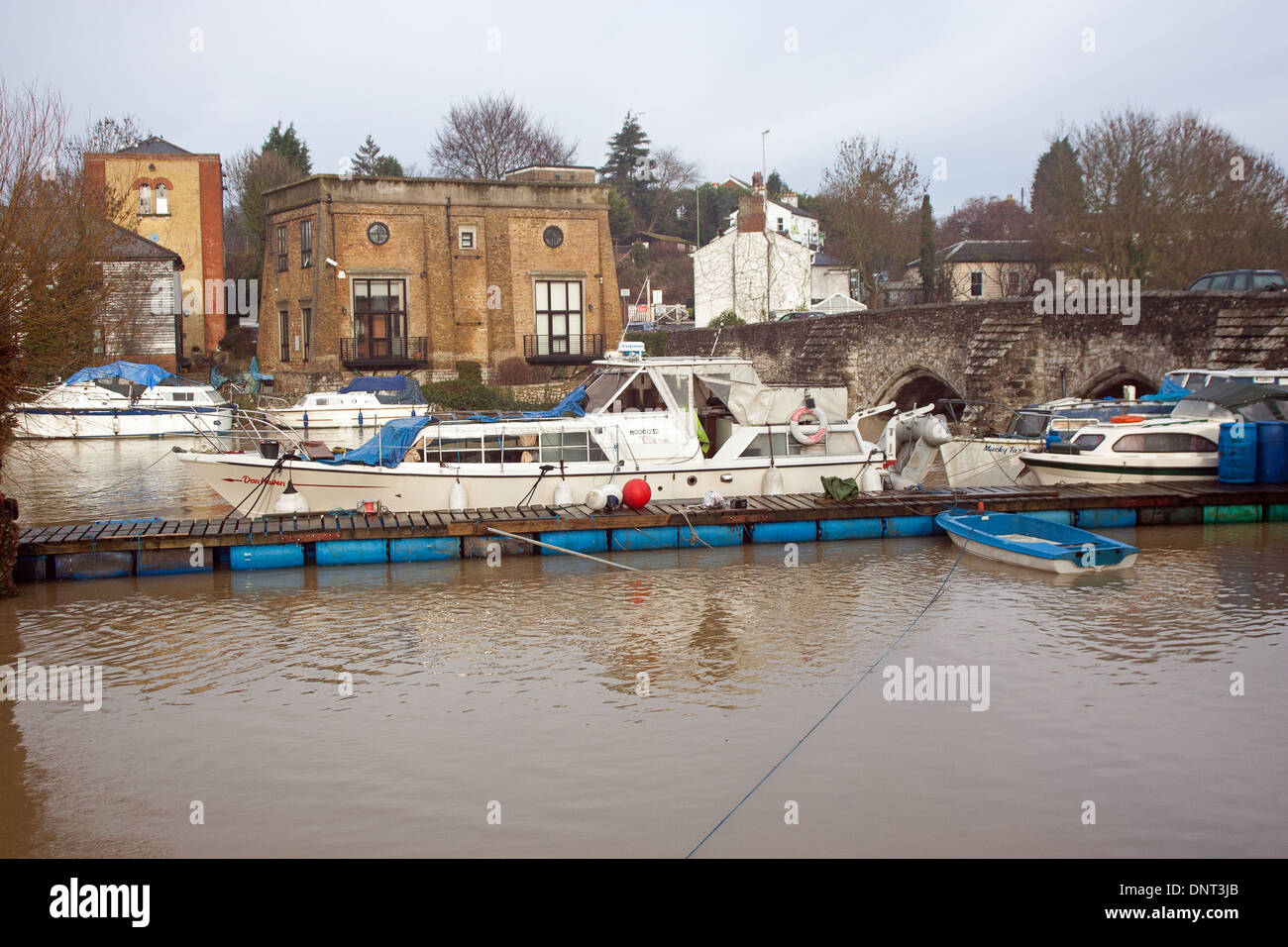 River Medway Flooding Kent England UK Europe Stock Photo - Alamy