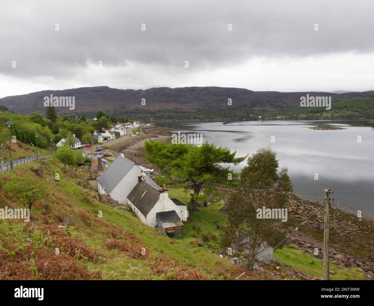 Shieldaig village, Loch Shieldaig, Wester Ross, Scotland Stock Photo ...