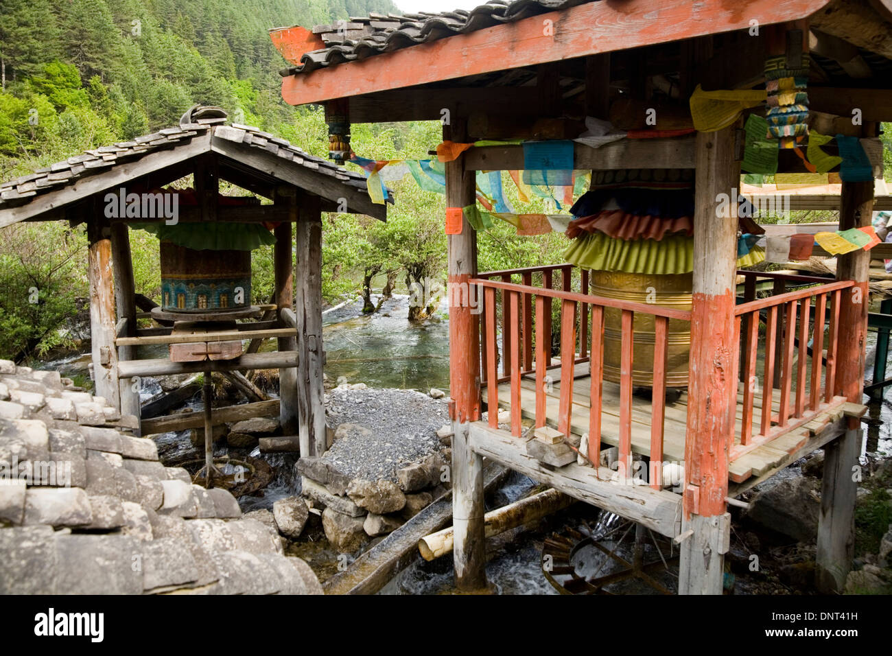 Water powered prayer wheel hi-res stock photography and images - Alamy