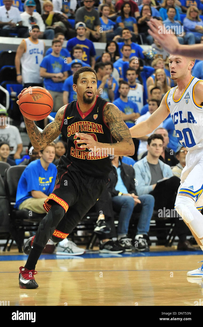 Los Angeles, CA, USA. 5th Jan, 2014. USC Trojans guard J.T. Terrell #20 ...