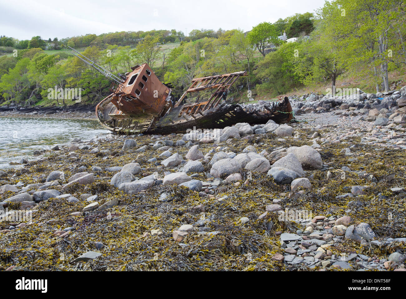 Wreck of the Dayspring, Diabaig, Loch Diabaig, Torridon, Wester Ross ...