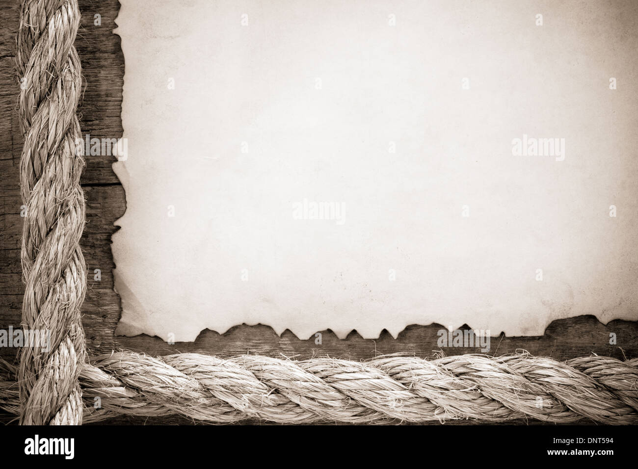 ropes on old vintage ancient paper background texture Stock Photo - Alamy
