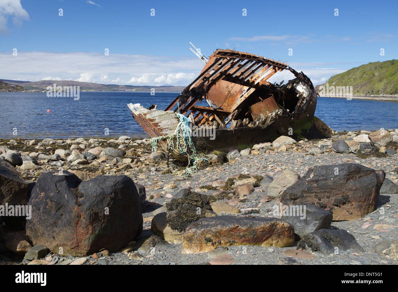 Wreck of the Dayspring, Diabaig, Loch Diabaig, Torridon, Wester Ross ...