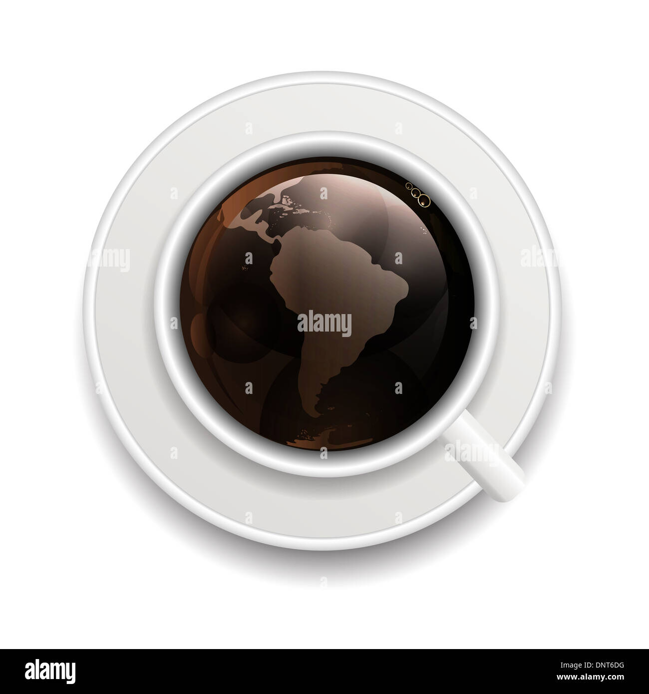 coffee invitation background vector illustration Stock Photo - Alamy