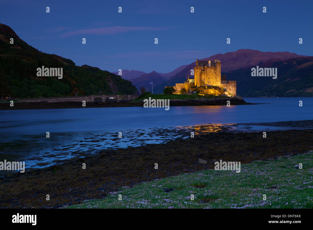 Eilean Donan Castle, Isle of Donan, Loch Duich, Highlands of Scotland ...