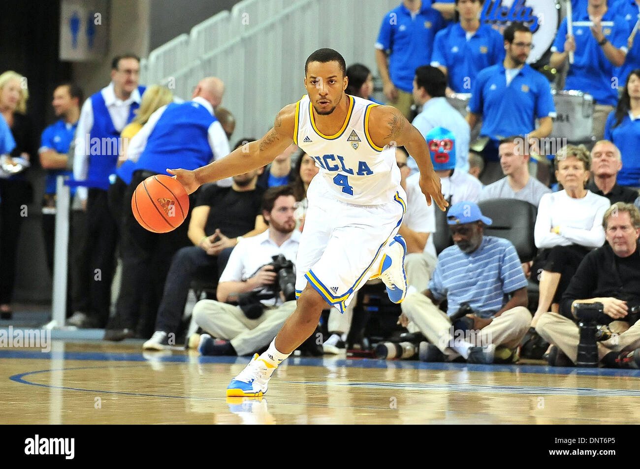 Los Angeles, CA, USA. 5th Jan, 2014. UCLA Bruins guard Norman Powell #4 ...