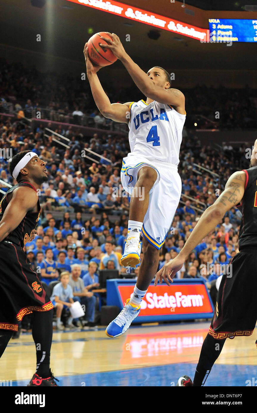 Los Angeles, CA, USA. 5th Jan, 2014. UCLA Bruins guard Norman Powell #4 ...