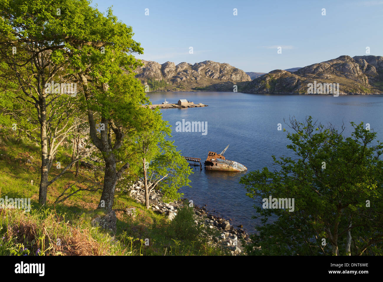 Wreck of the Dayspring, Diabaig, Loch Diabaig, Torridon, Wester Ross ...