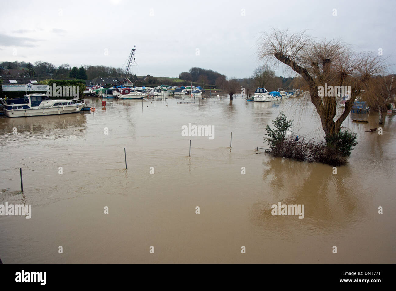 River Medway Flooding Kent England UK Europe Stock Photo - Alamy