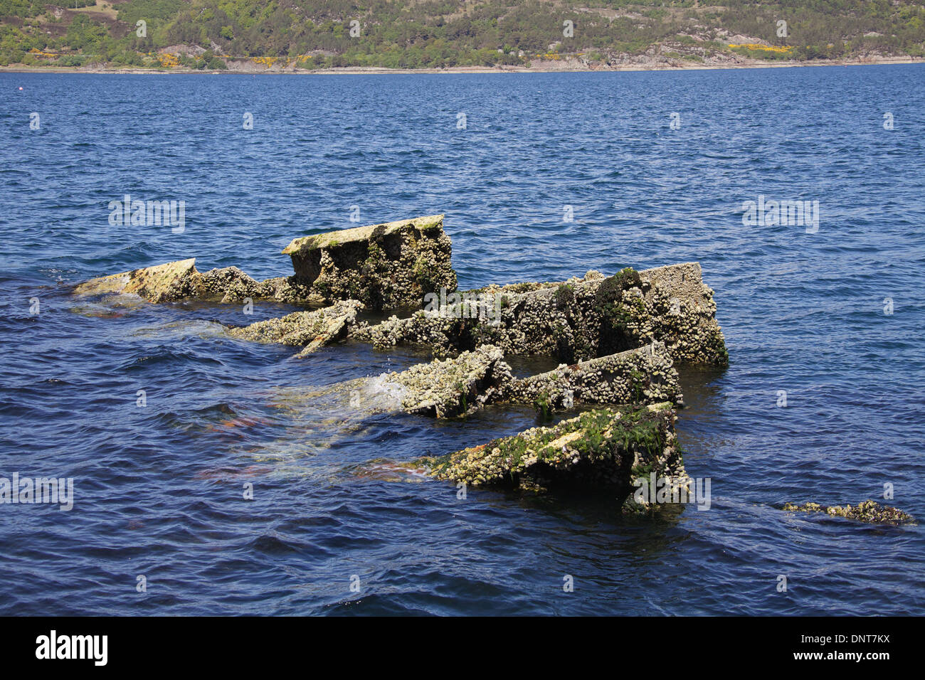 Wreck of HMS Port Napier a WW2 minelayer of the Royal Navy, which was ...