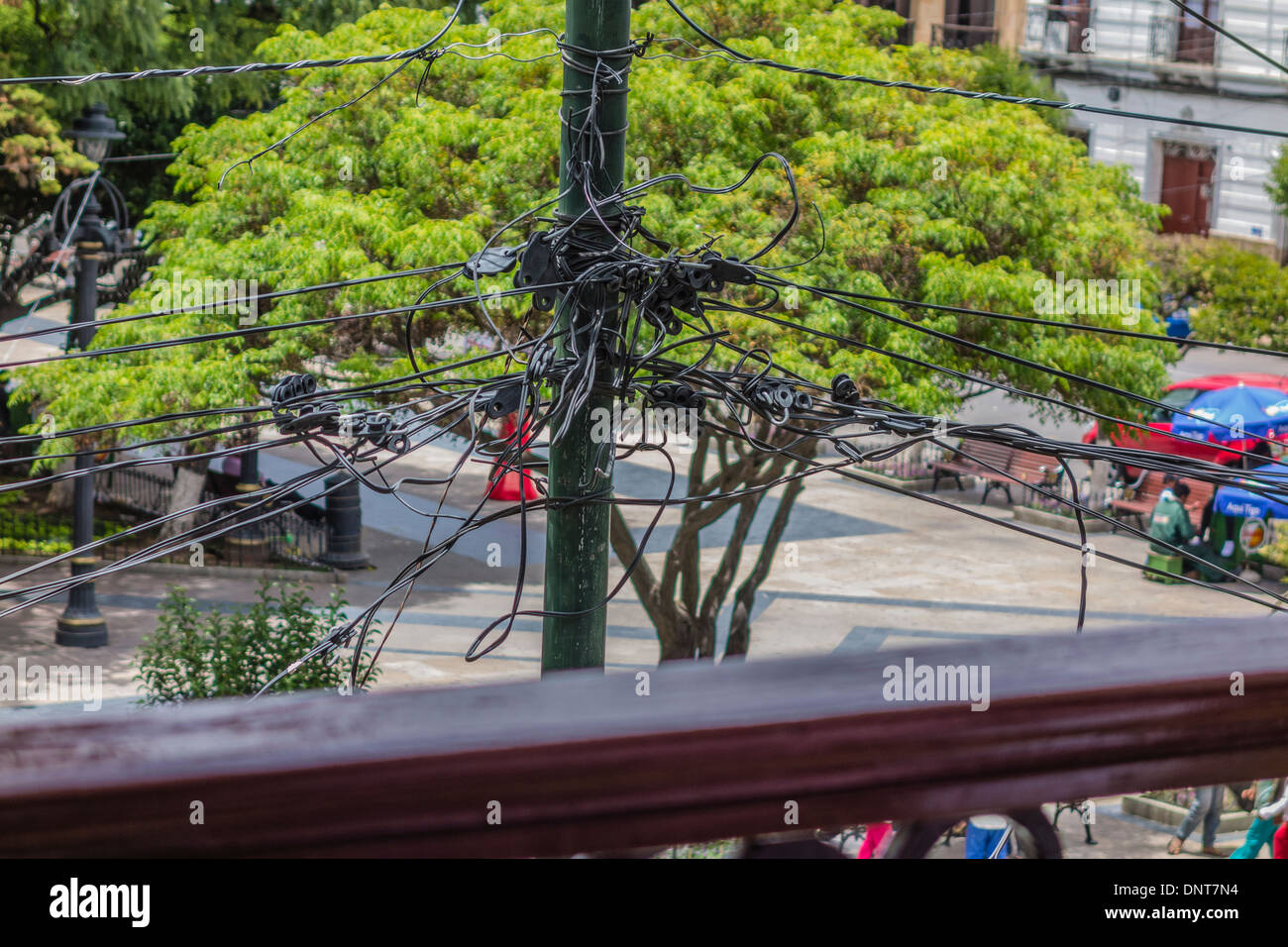 Electrical wiring mess hi-res stock photography and images - Alamy