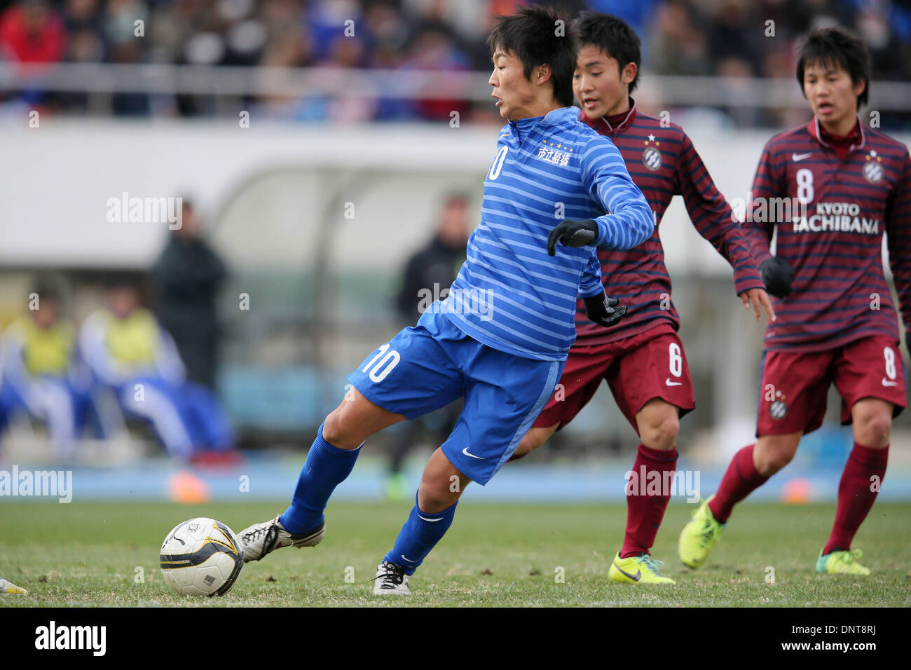 Komazawa Stadium, Tokyo, Japan. 5th Jan, 2014. Masatoshi Ishida ( Ichiritsu Funabashi), JANUARY ...