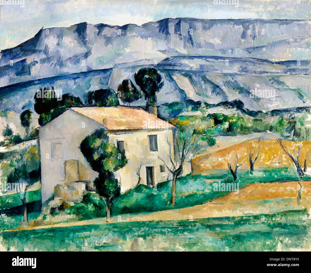 Paul Cezanne, House in Provence 1886-1890 Oil on canvas. Indianapolis ...