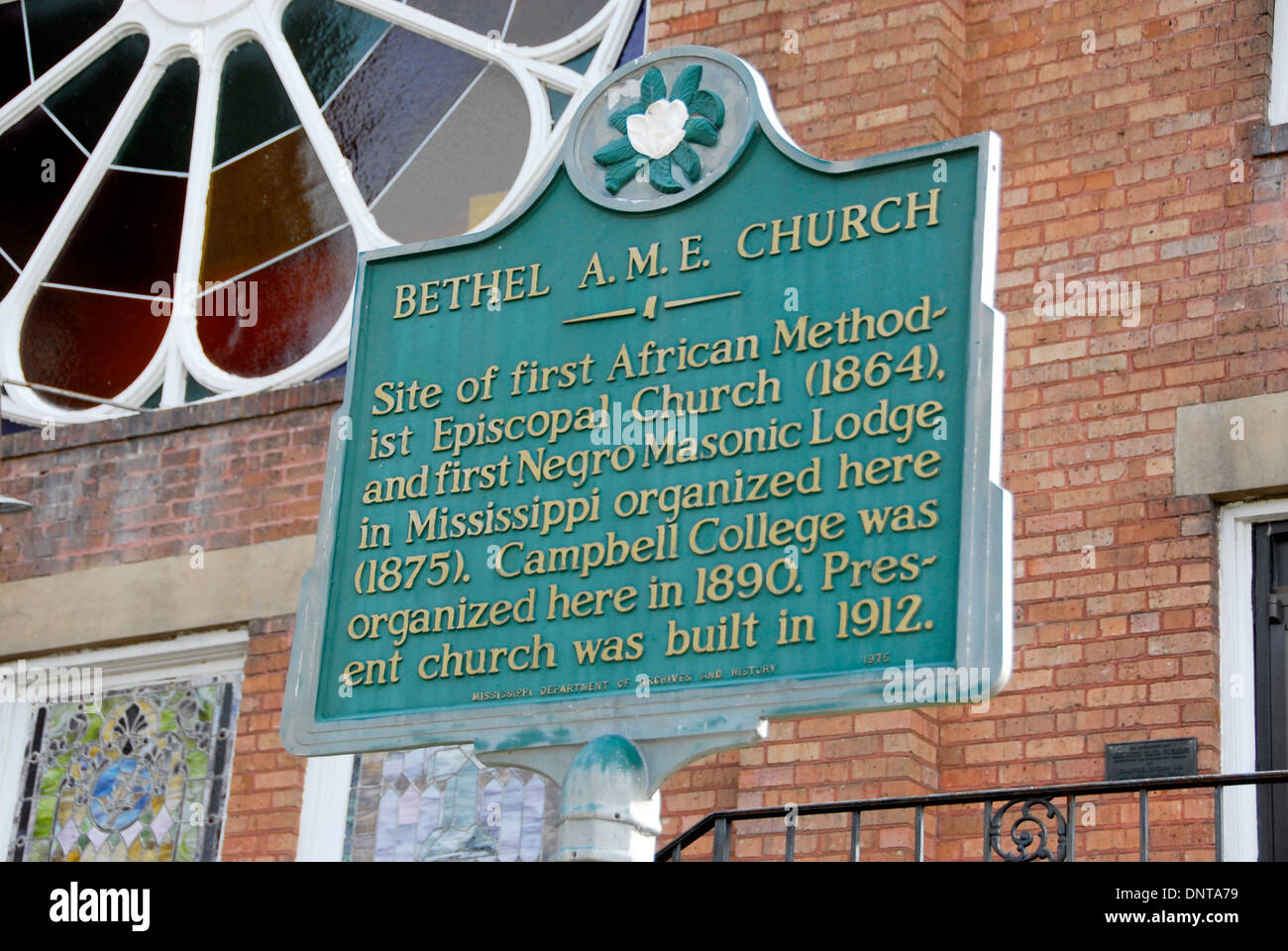 Bethel A.M.E. (African Methodist Episcopal) Church in Vicksburg ...