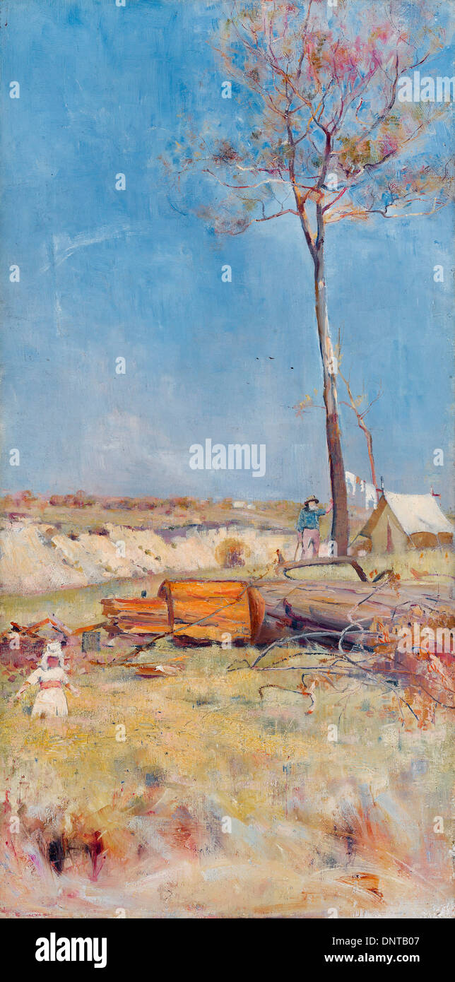 Under a southern sun timber camp hi-res stock photography and images ...