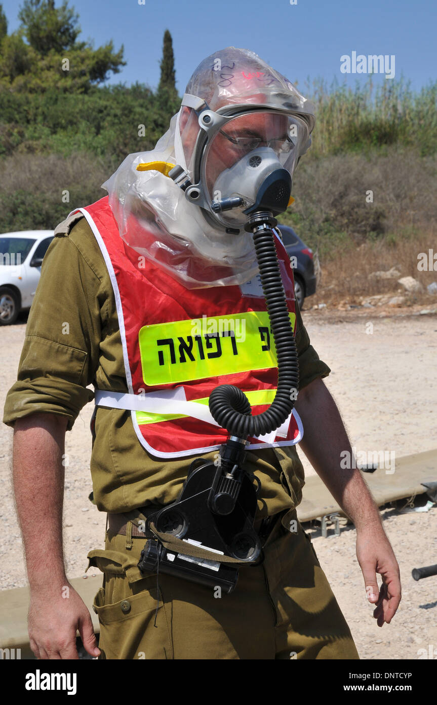 Home front military drill. The Israeli Home Front Command, in ...