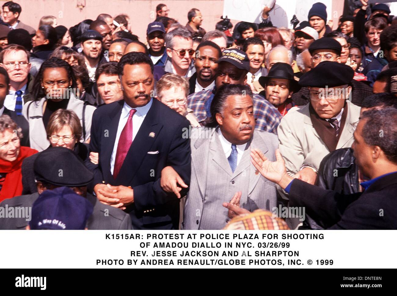 Mar. 26, 1999 - K1515AR 03/26/99.PROTEST AT 1 POLICE PLAZA FOR SHOOTING ...