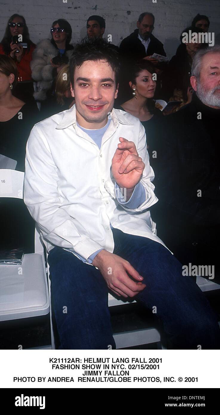 Feb. 16, 2001 - K21112AR: HELMUT LANG FALL 2001.FASHION SHOW IN NYC. 02 ...