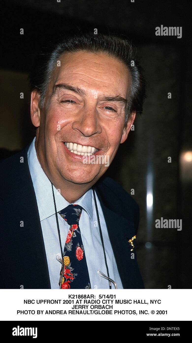 May 14, 2001 - K21868AR: 5/14/01.NBC UPFRONT 2001 AT RADIO CITY MUSIC ...