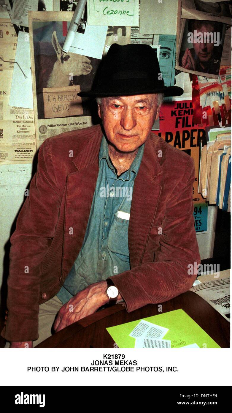 June 16, 1999 - K21879.JONAS MEKAS. JOHN BARRETT/(Credit Image: © Globe ...