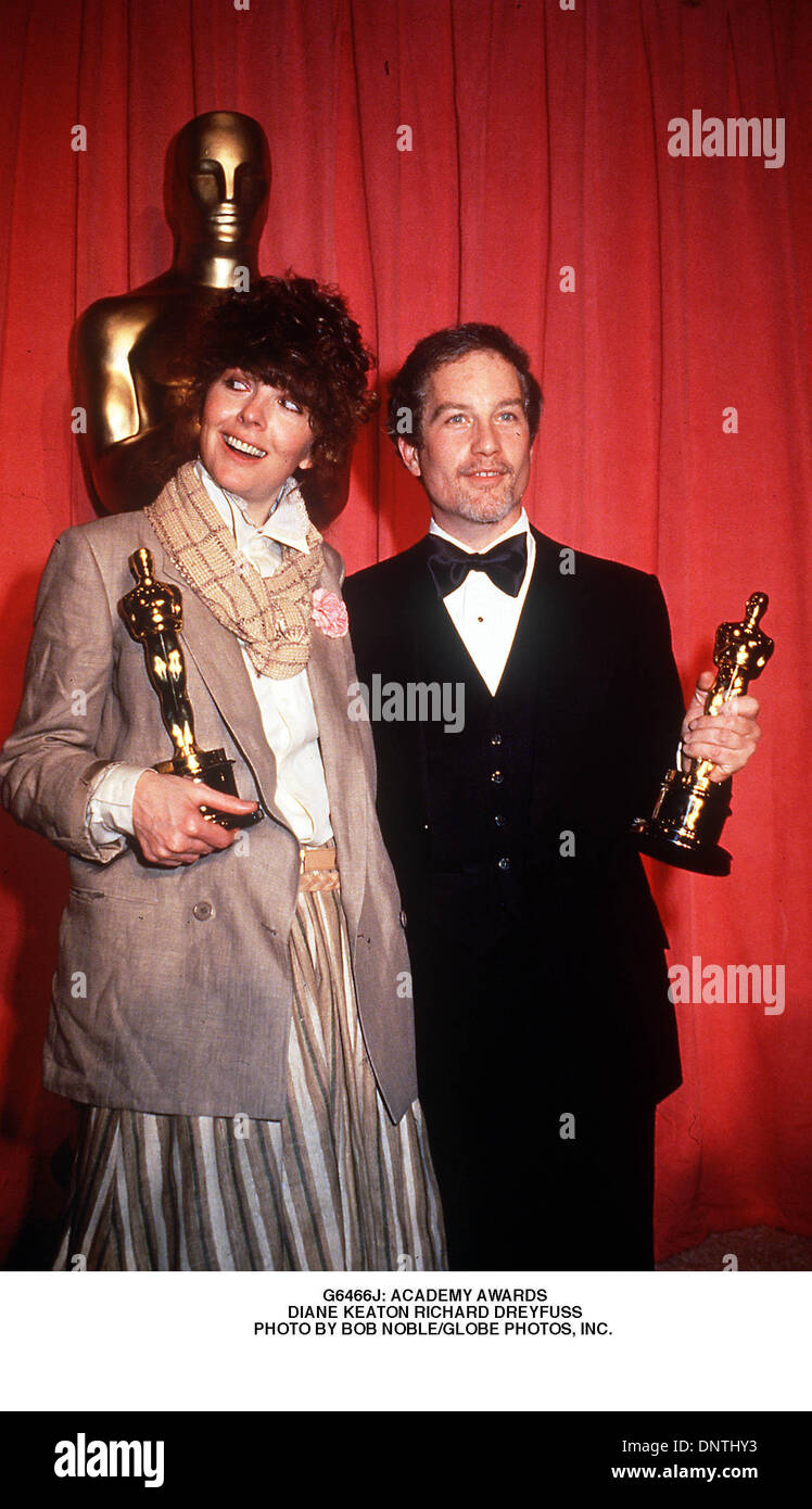 Mar. 16, 2001 - G6466J: ACADEMY AWARDS.DIANE KEATON RICHARD DREYFUSS ...