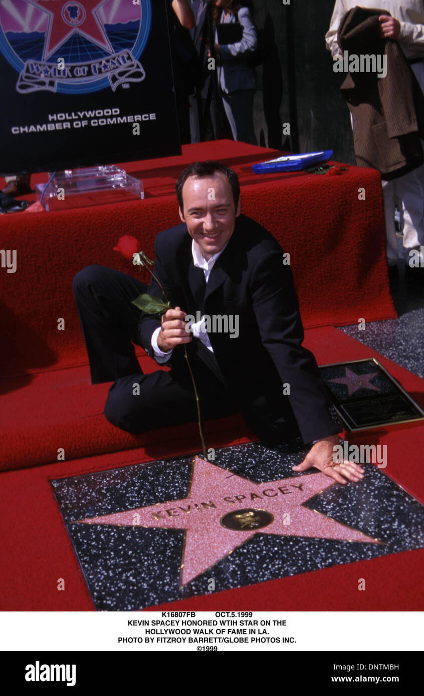 Walk of fame star kevin spacey hi-res stock photography and images - Alamy