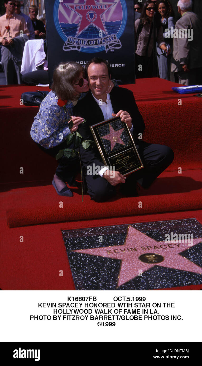 Walk of fame star kevin spacey hi-res stock photography and images - Alamy