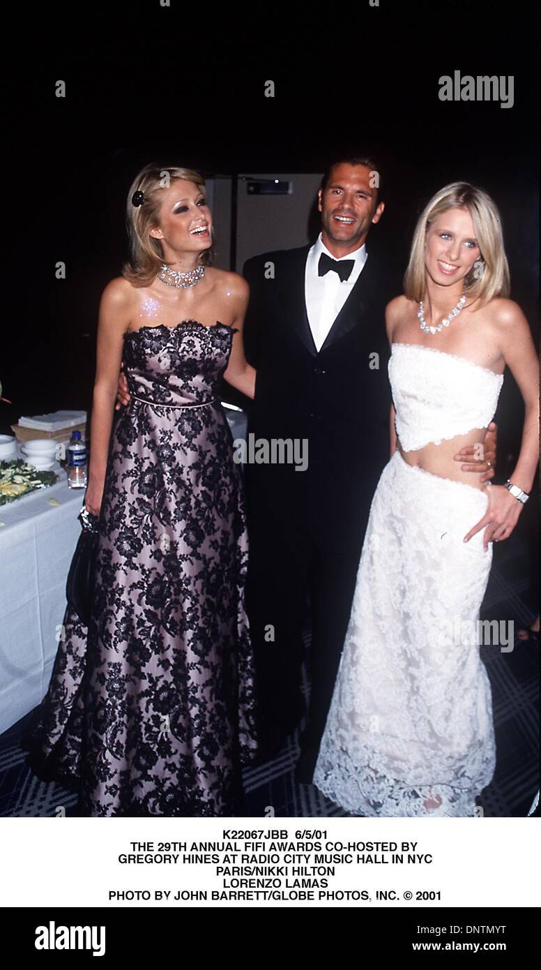 June 5, 2001 - K22067JBB 6/5/01.THE 29TH ANNUAL FIFI AWARDS CO-HOSTED ...