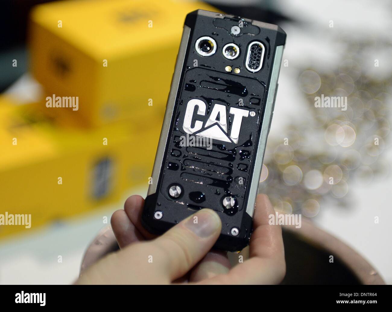 Las Vegas, USA. 05th Jan, 2014. The Cat Phone is shown during the event ...