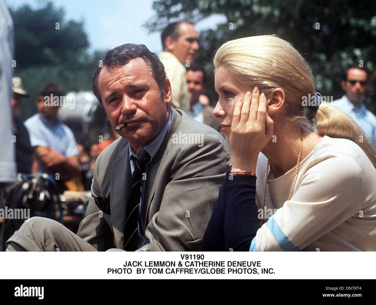 Jan. 1, 2001 - V91190.JACK LEMMON & CATHERINE DENEUVE. TOM CAFFREY ...