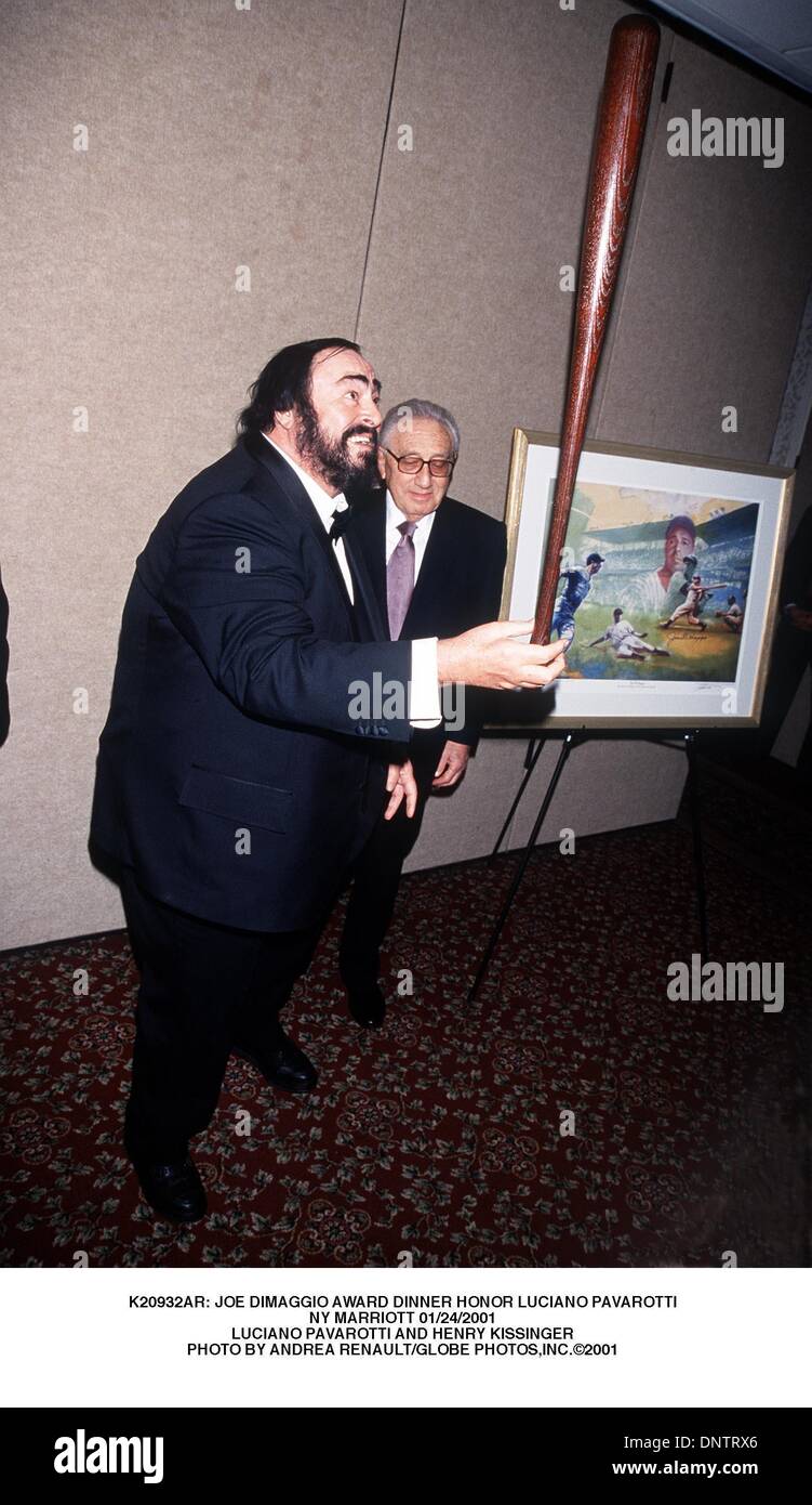 Jan. 24, 2001 - K20932AR: JOE DIMAGGIO AWARD DINNER HONOR LUCIANO ...