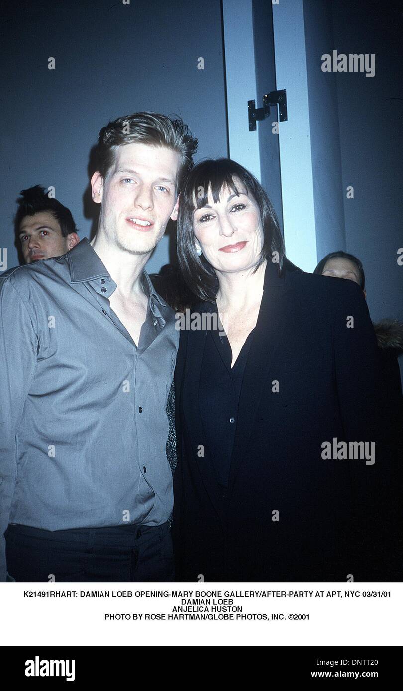 Mar. 31, 2001 - K21491RHART: DAMIAN LOEB OPENING-MARY BOONE GALLERY ...